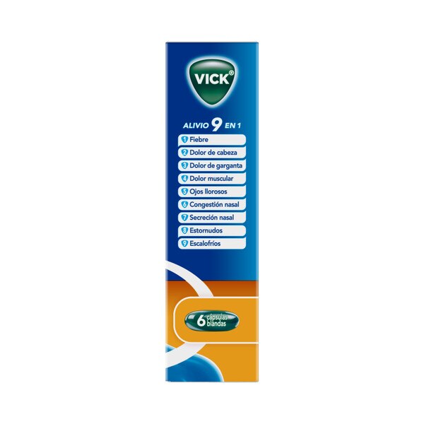 Vick Fort-9 500 Mg Caja 6 Capsulas